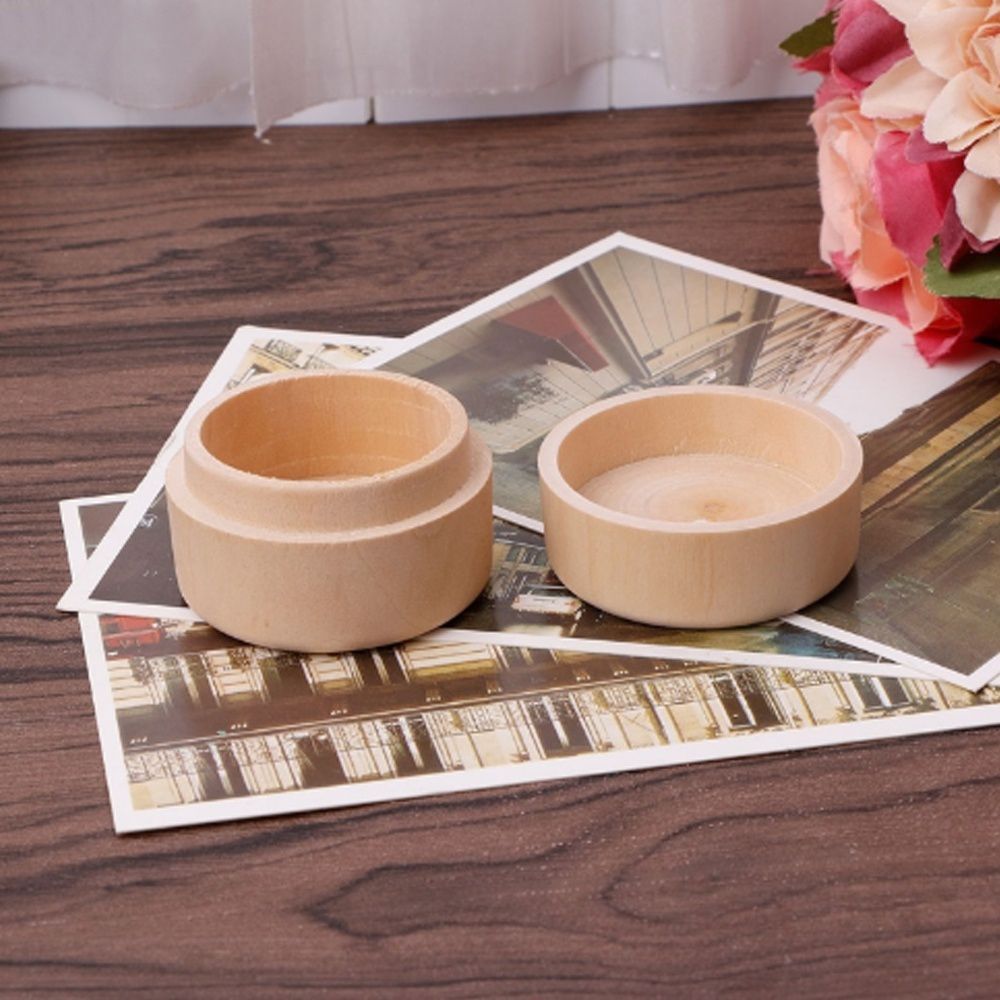 Coffee Pod Holders Mini Round Wooden Box Vintage Round - Temu Australia