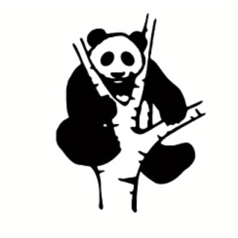 Panda In A Tree Vinyl Decal Car Stickers Laptop Decals - Temu Australia