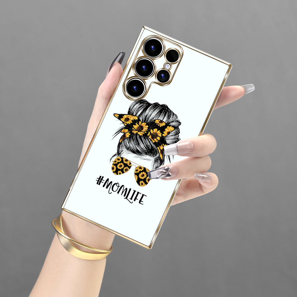 Girls Pattern Luxury Plating Phone Case Full Body Protection Temu Ireland