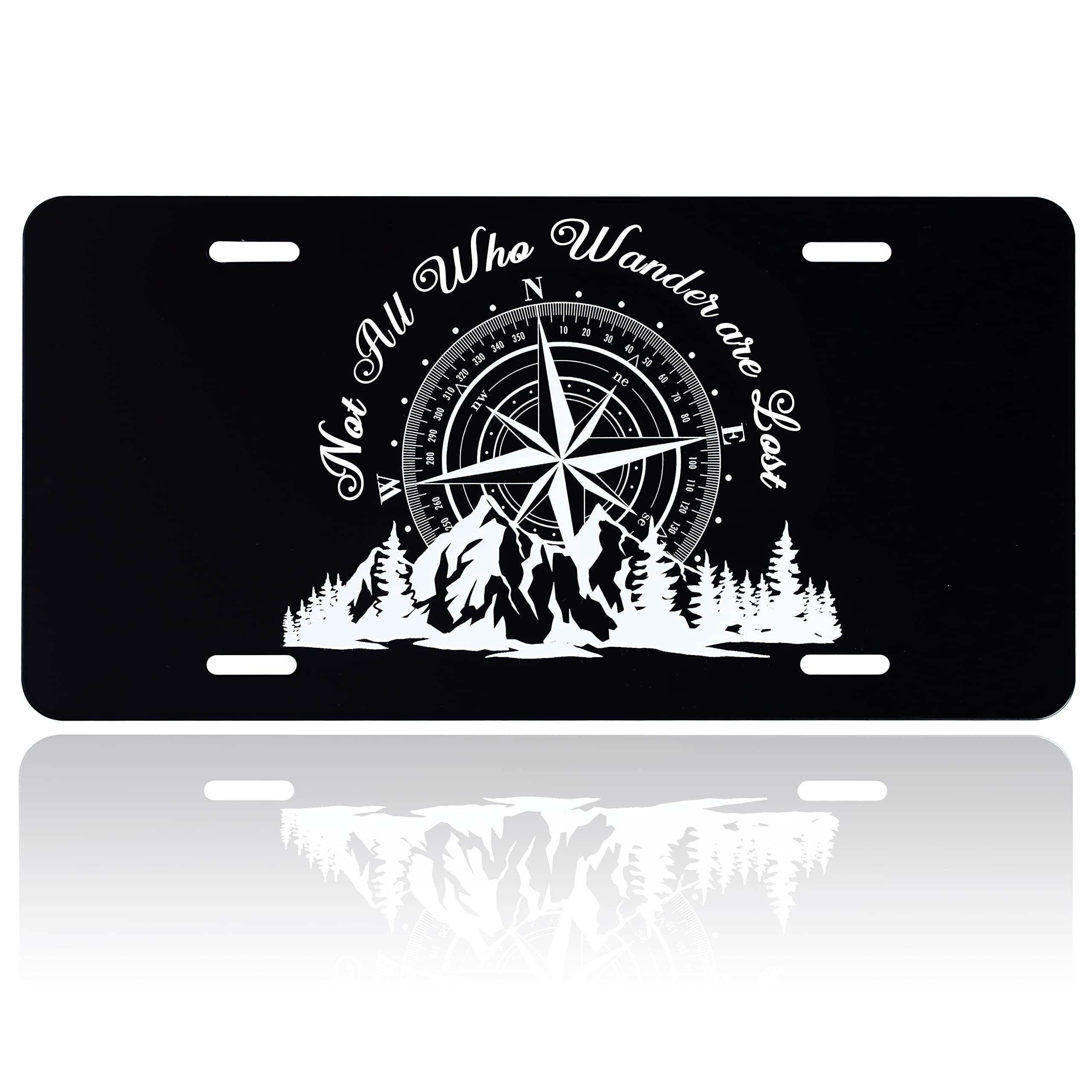 Not All Those Who Wander Are Lost License Plate Frame Discount ...