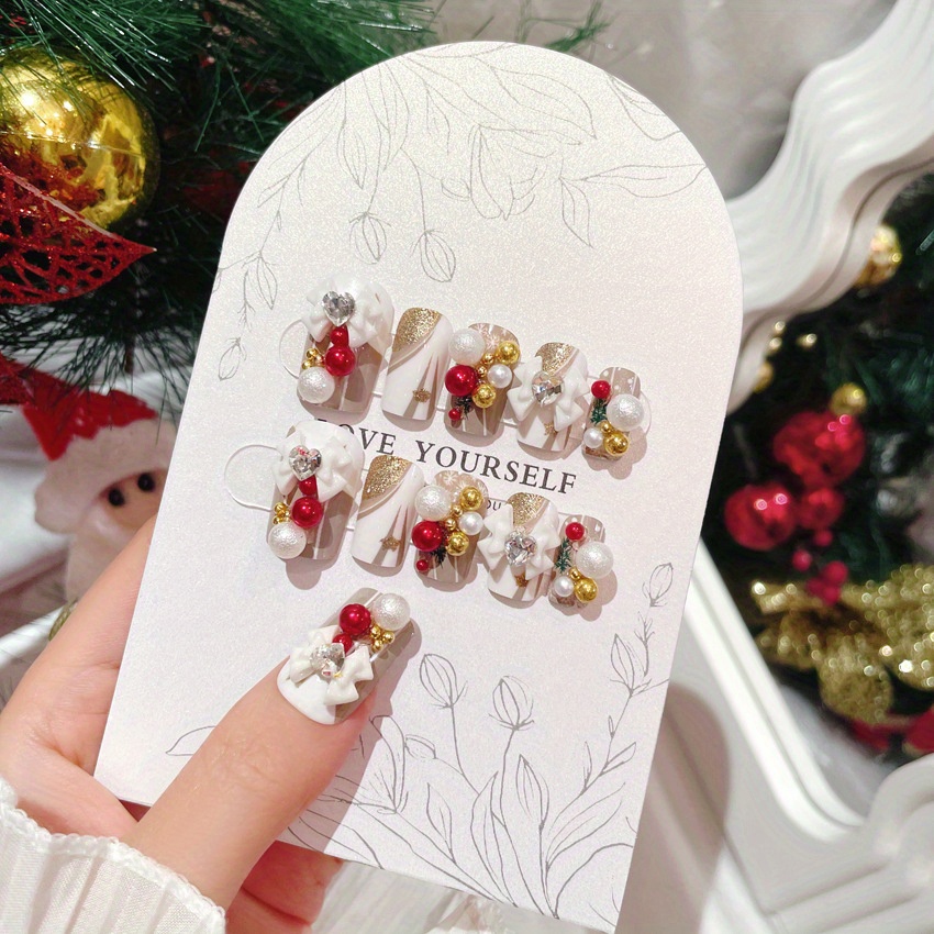 24 Stk Håndlavet Iført Søm Negle Jul Sommerfugl Knude - Temu Denmark