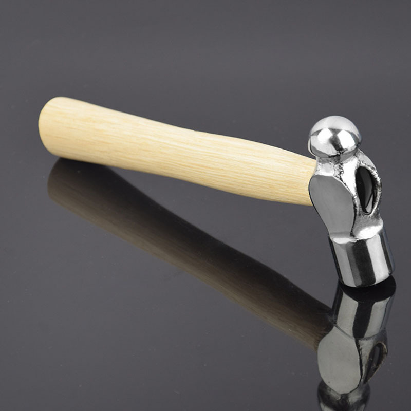 Mini Hammer Smashing Walnut Round Head Wooden Handle Hammer - Temu ...