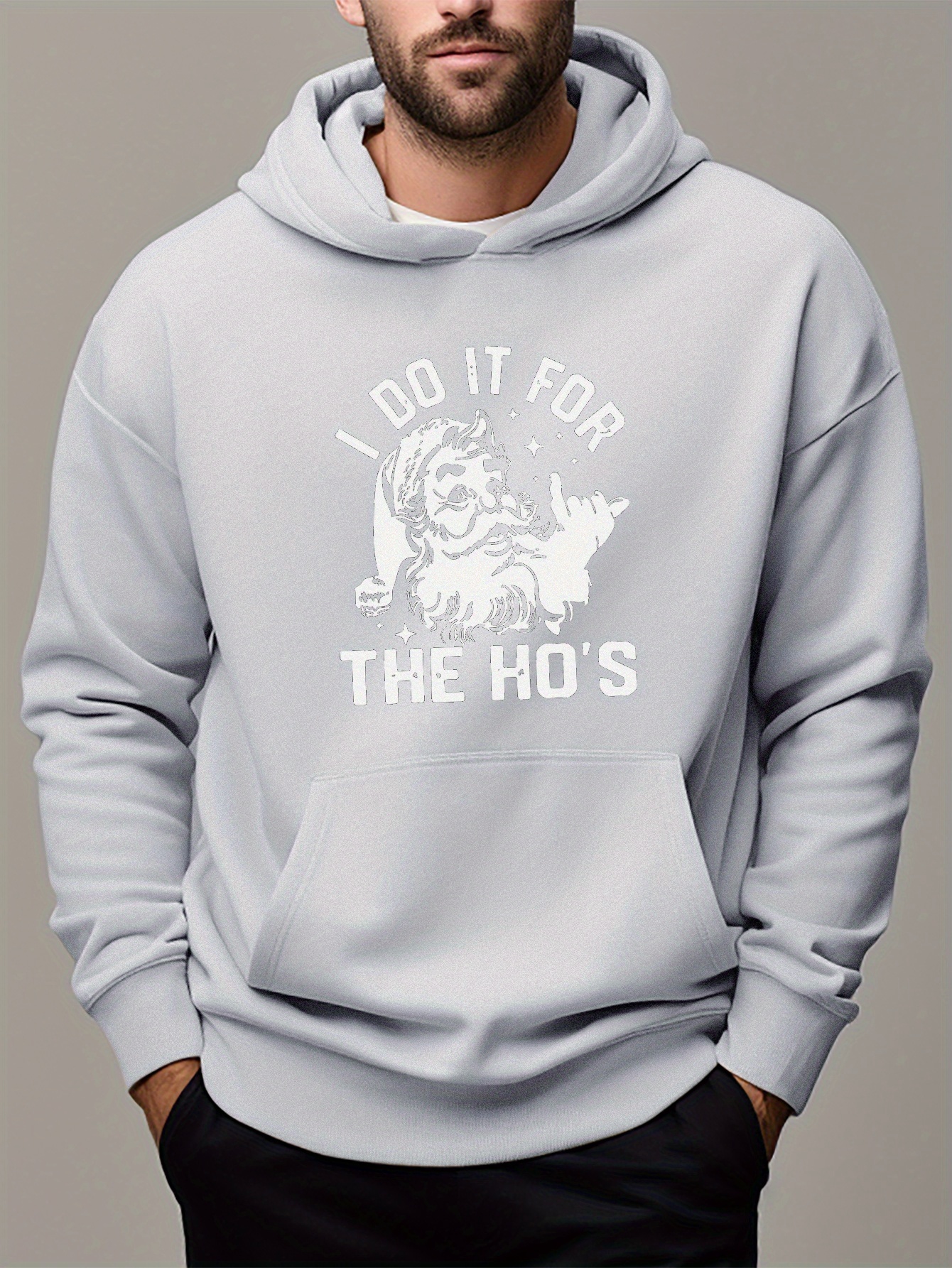 Christmas Santa Claus Print Hoodie Cool Hoodies Men Mens Temu Canada