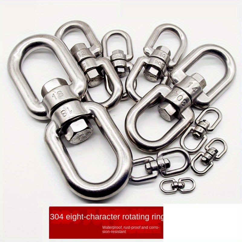 stainless steel rotating ring m4 m12 chain le - Temu New Zealand