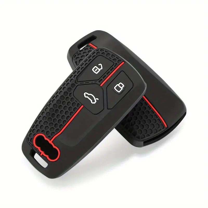 Silicone Key Case Cover Shell A4 B9 Q5 Q7 Tt {region Name}