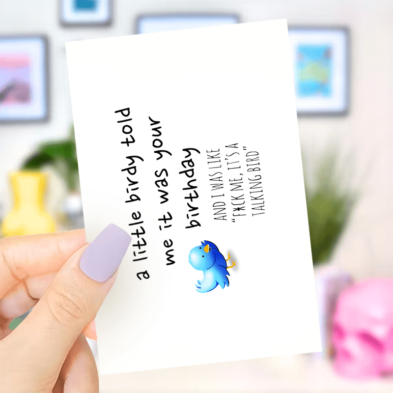 Fun Creative Birthday Card Snarky Birthday Card/ A Little - Temu