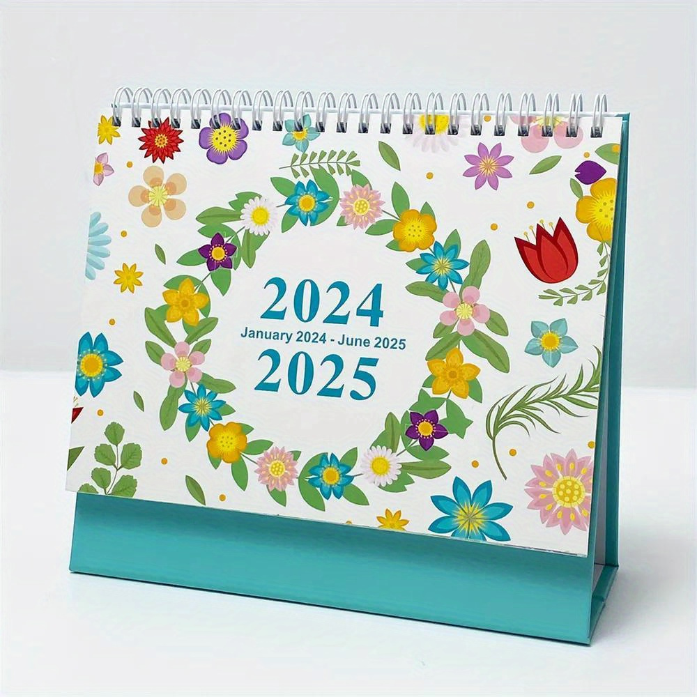 2024 2025 Desk Calendar Simple Desktop Standing Calendar - Temu Canada