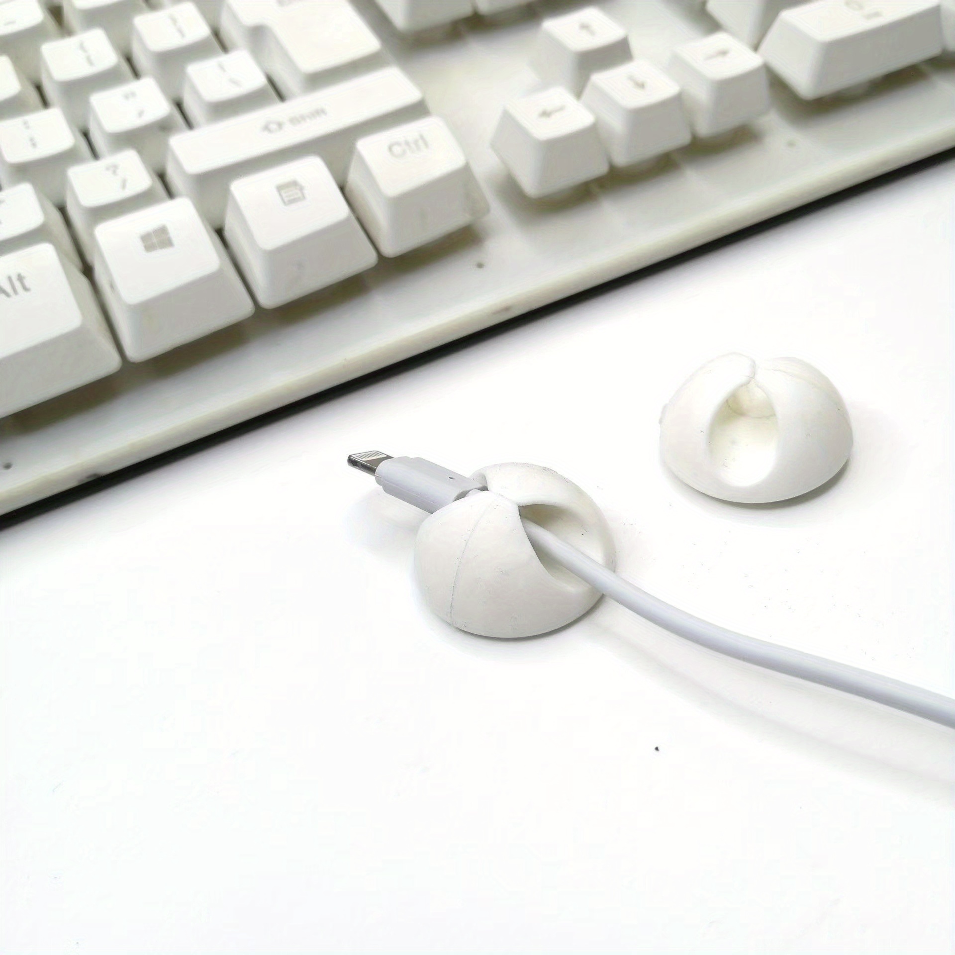 Simple Single Slot Cable Clips Charging Cables Self adhesive - Temu ...