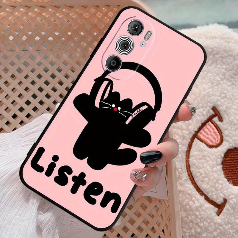 Cat Music Design Tpu Soft Matte Moto - Temu Australia