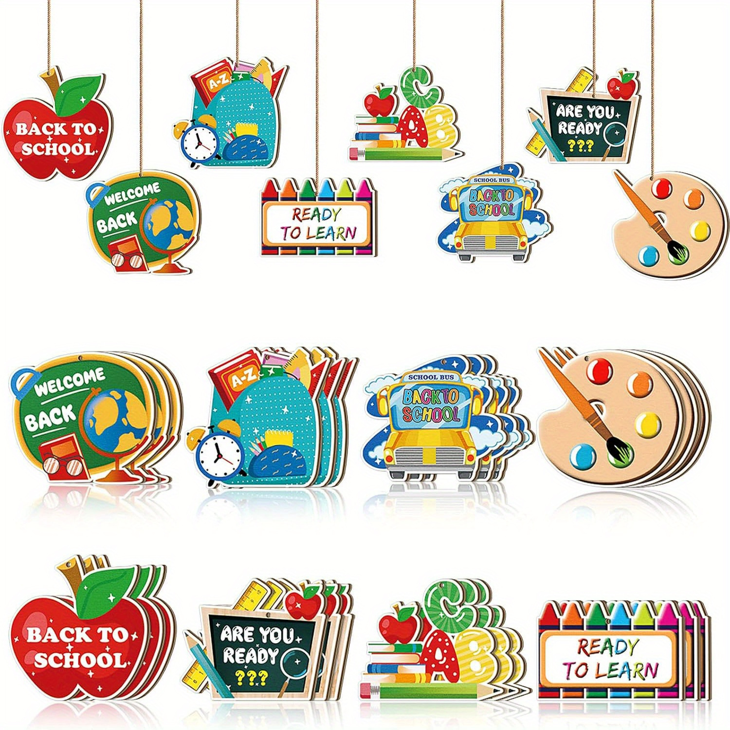 wooden paint palette color pen hanging decor set perfect - Temu