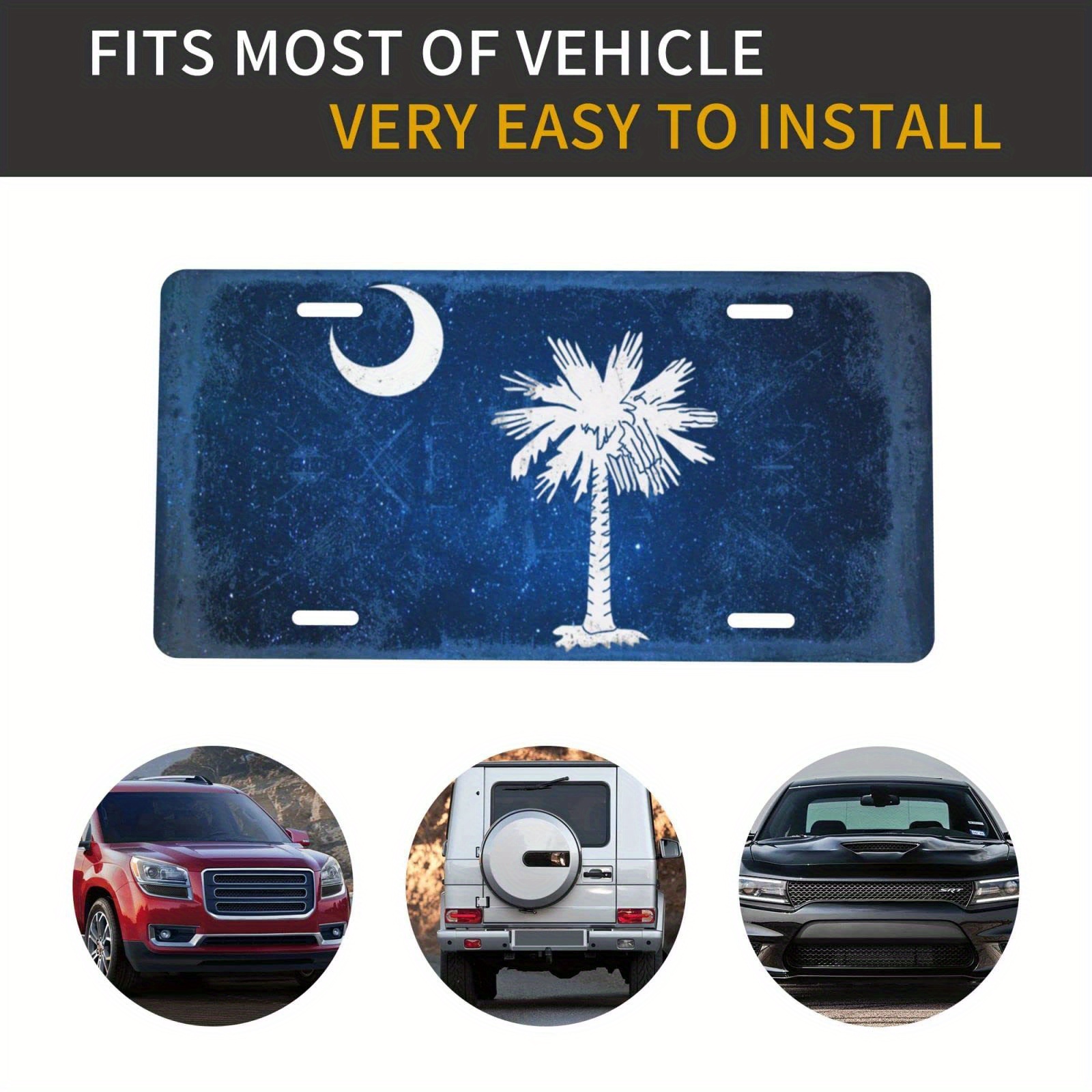 state flag aluminum license plate decorative metal car front license ...