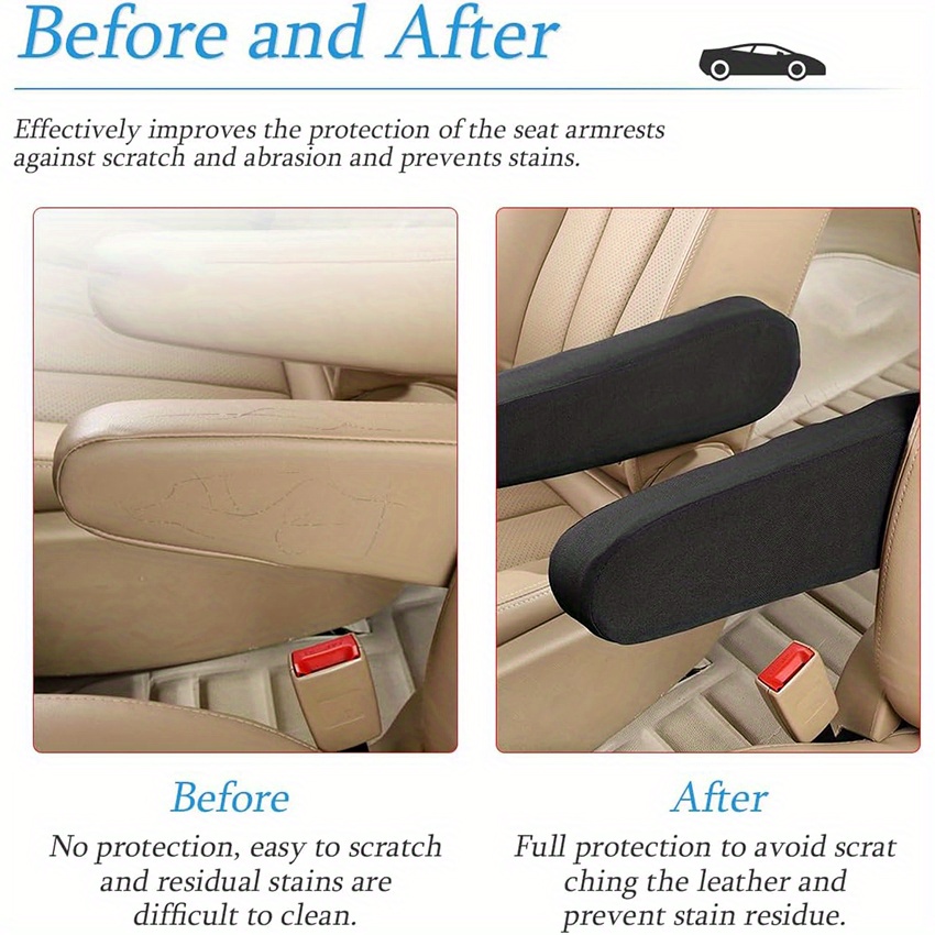car front seat armrest covers cloth fabric armrest Temu