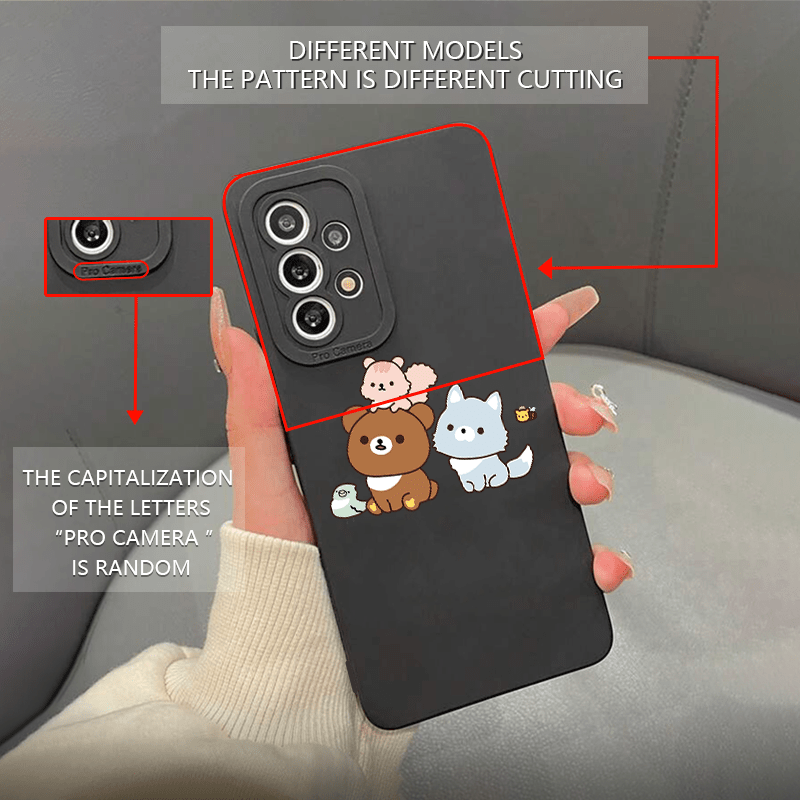 Cute Bear Phone Cases Samsung 23 S23 Ultra S20 S20+ - Temu
