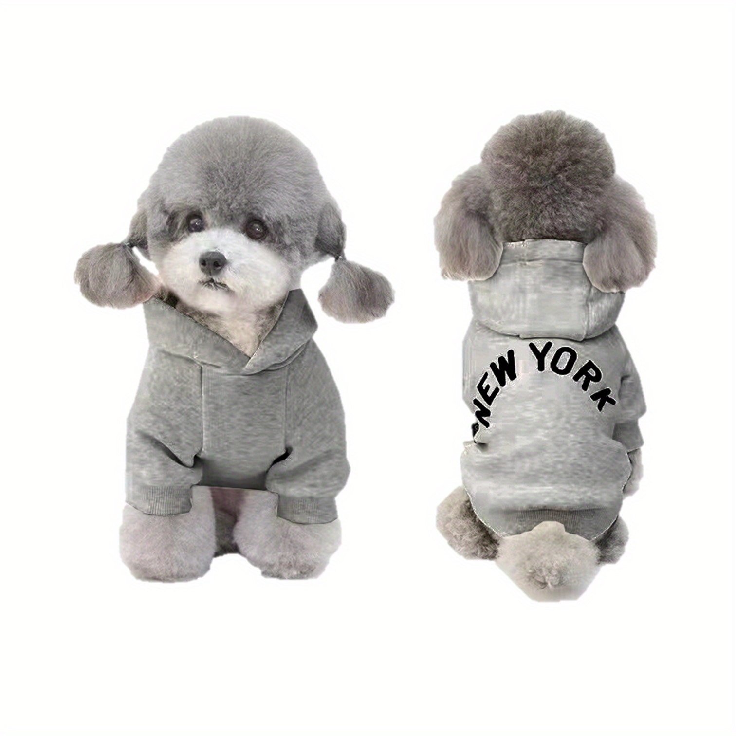 Cozy Pet Hoodie - Warm Winter Sweatshirt With Hat For Small And Medium ...