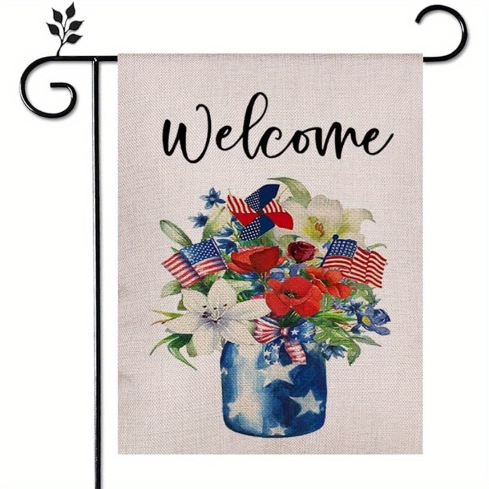 American Garden Flag Floral Spring Double Sided Vertical - Temu Australia