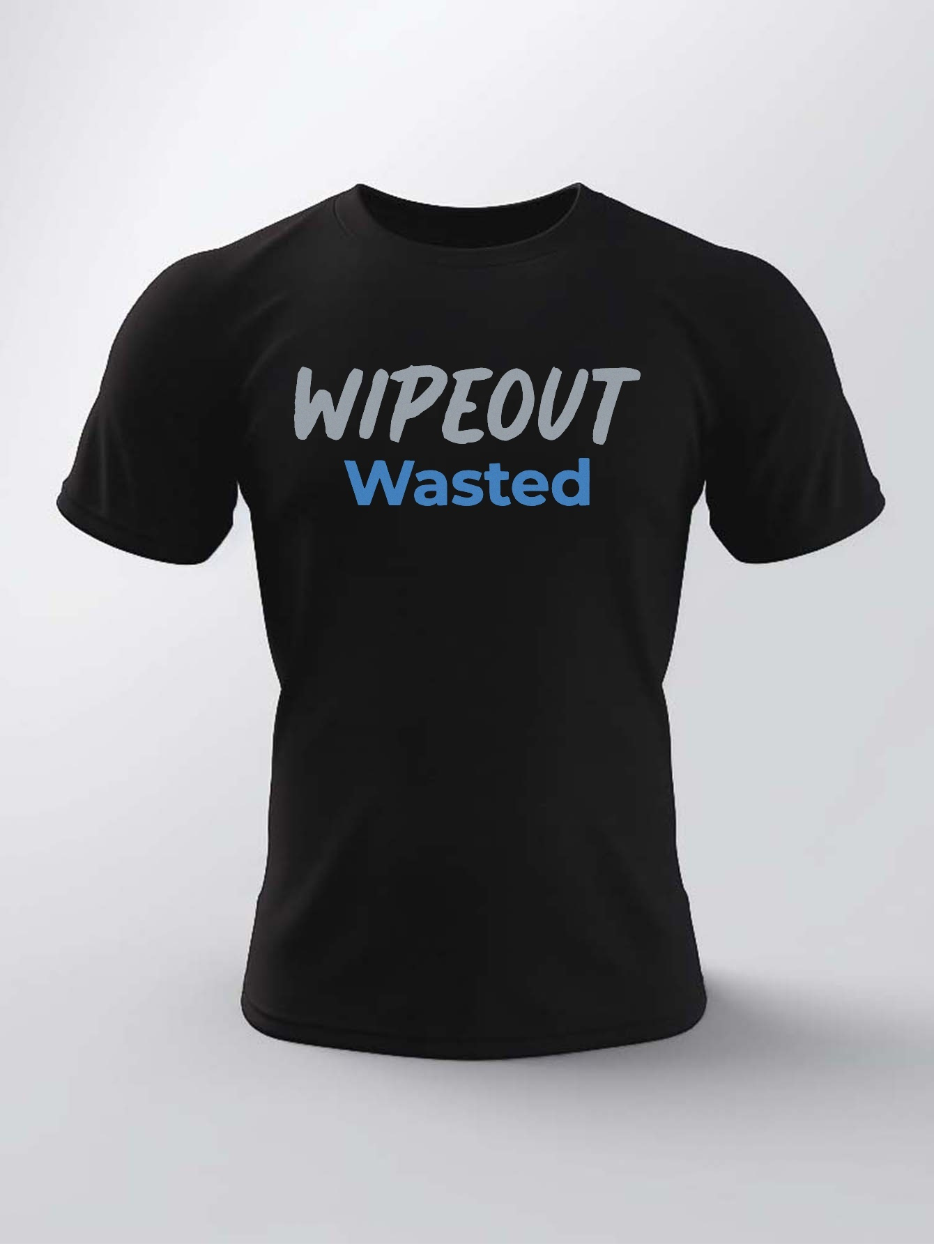 Wipeout T shirt Med Spildt Tryk T shirts Til Mænd Afslappet - Temu Denmark