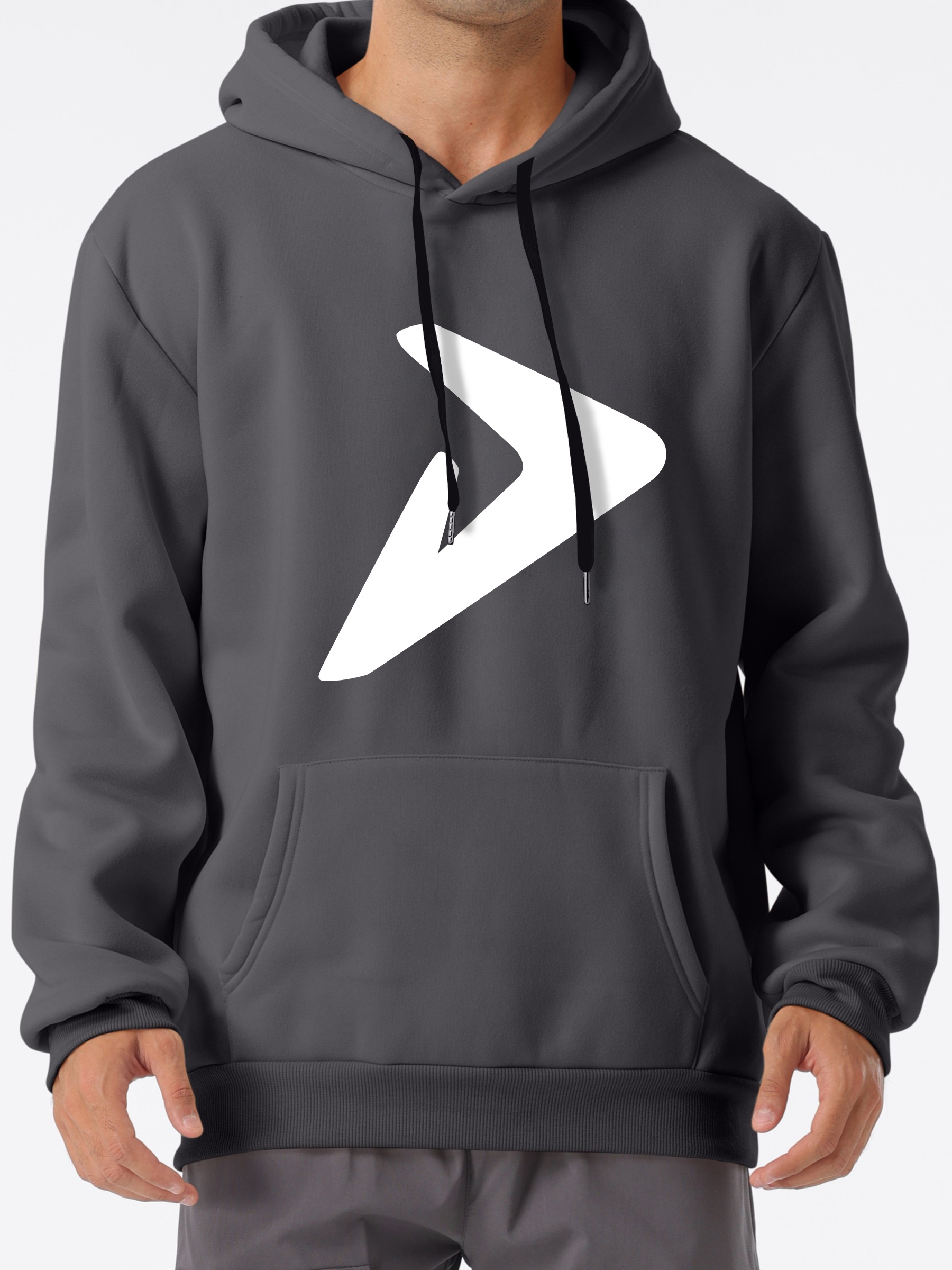 Geometric Print Hoodie Cool Hoodies Men Men's Casual - Temu Canada
