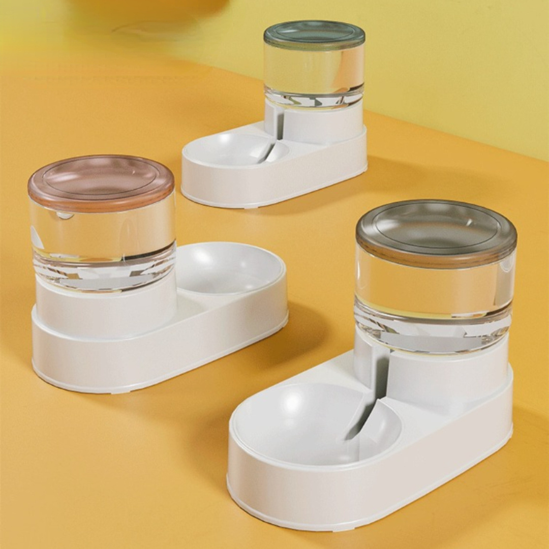 Large Capacity Cat Water Fountain Automatic Food Dispenser - Temu New ...