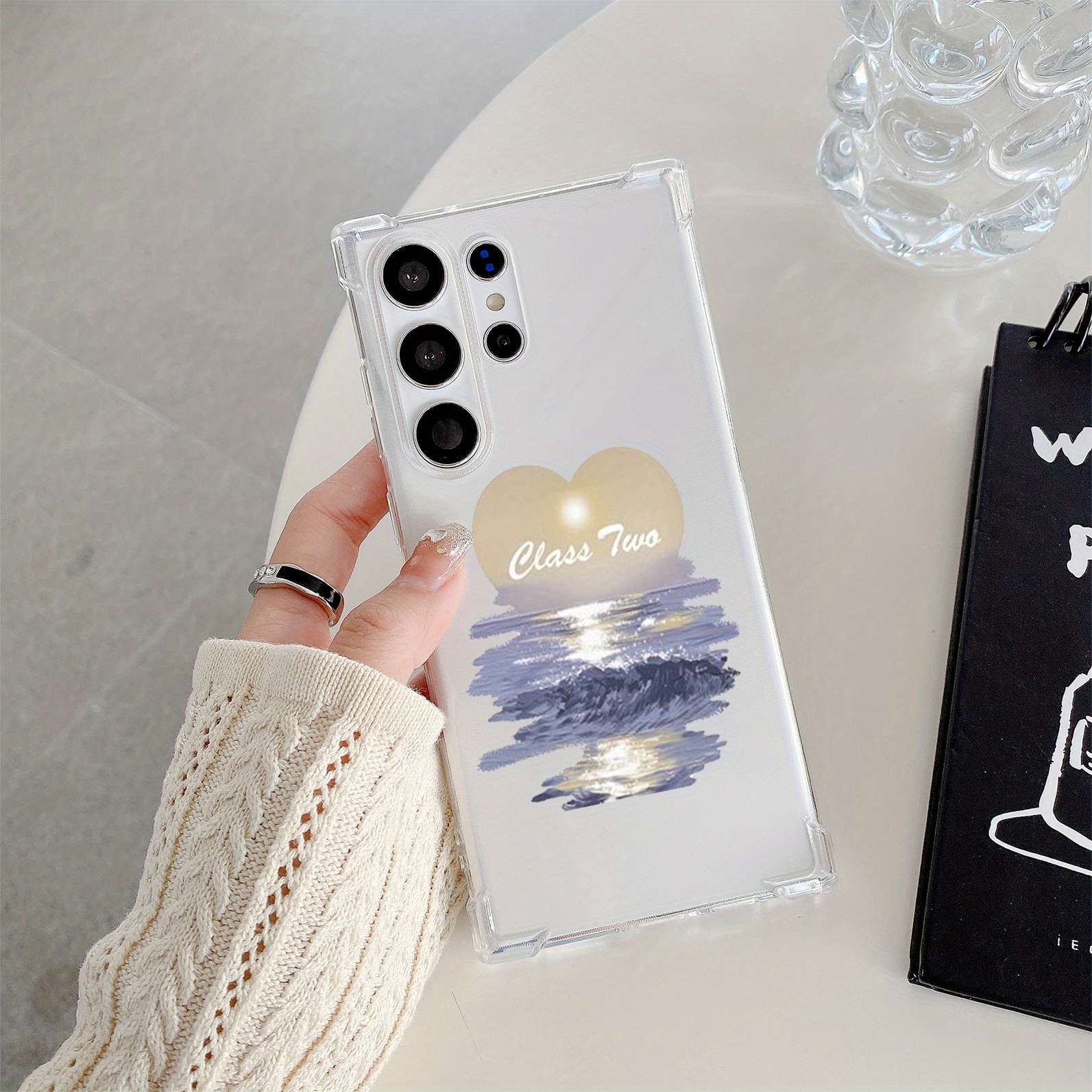 Beautiful Elegant Landscape Patterns Four Corners Anti drop - Temu ...