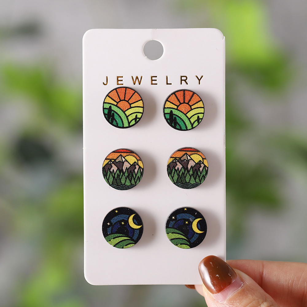 Vintage Bohemian Style Sun Moon Star High Mountain Squirrel - Temu Canada