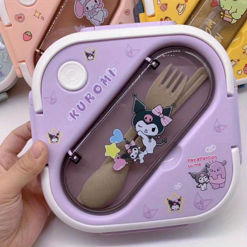 Hello Kitty Convenient Bento Box Cute Plastic Lunch - Temu Australia