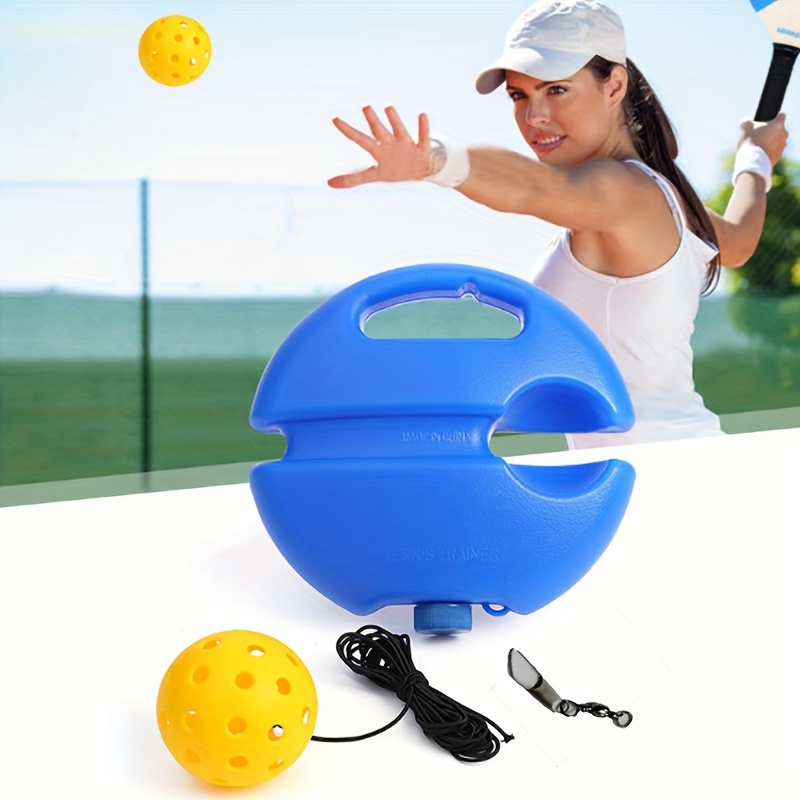 single person pickleball trainer with 40 hole for beginner pickleball ...