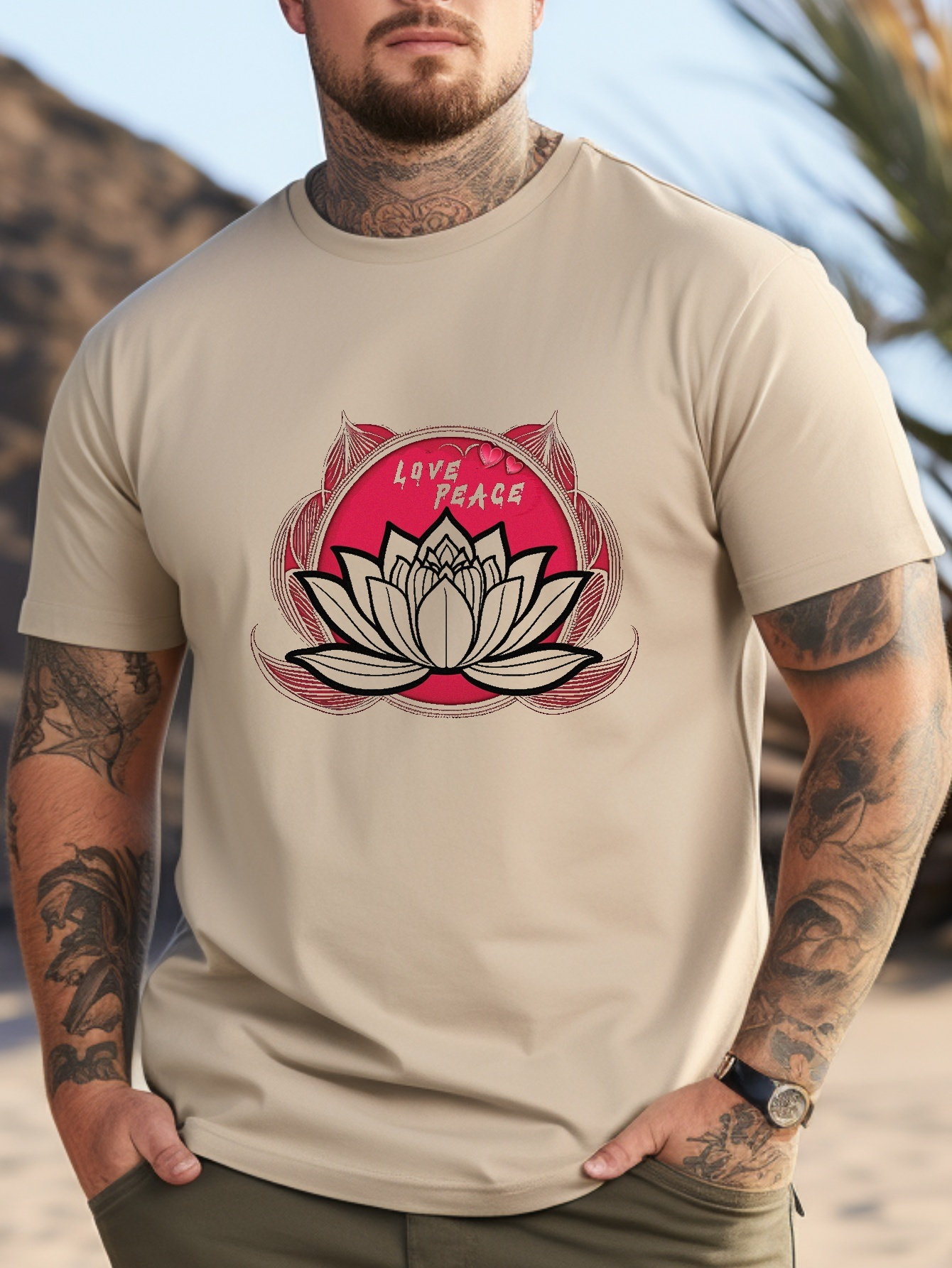 Plus Size Short Sleeve Tees Anime Lotus Graphic Print T - Temu Australia