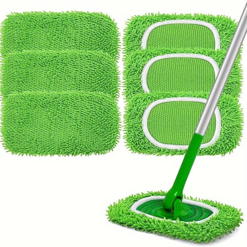 Reusable Mop Replacement Pad Flat Floor Mop Cloth Washable - Temu Ireland
