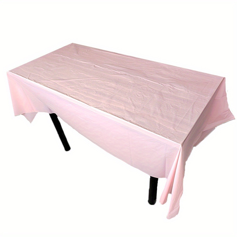 Plastic Colored Tablecloths For Rectangle Tables Party Table - Temu ...