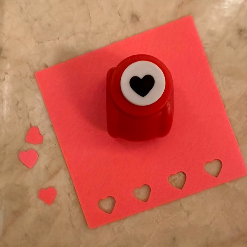 Mini Small Cute Paper Embosser Heart shaped Paper Punch - Temu