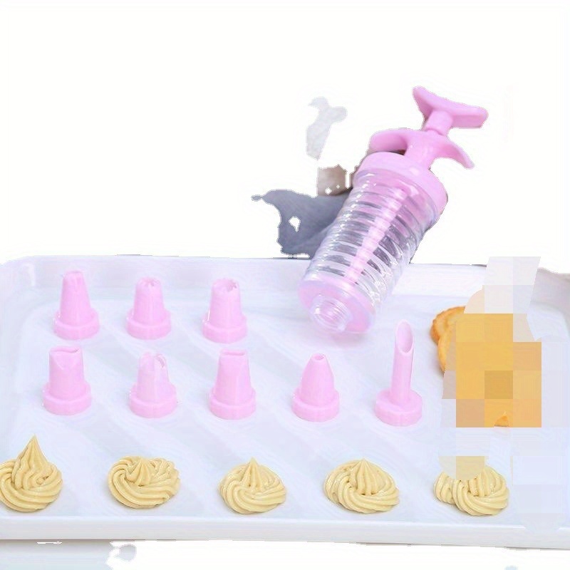 Cookie Press Cream Piping Gun Cake Biscuits Press Gun - Temu