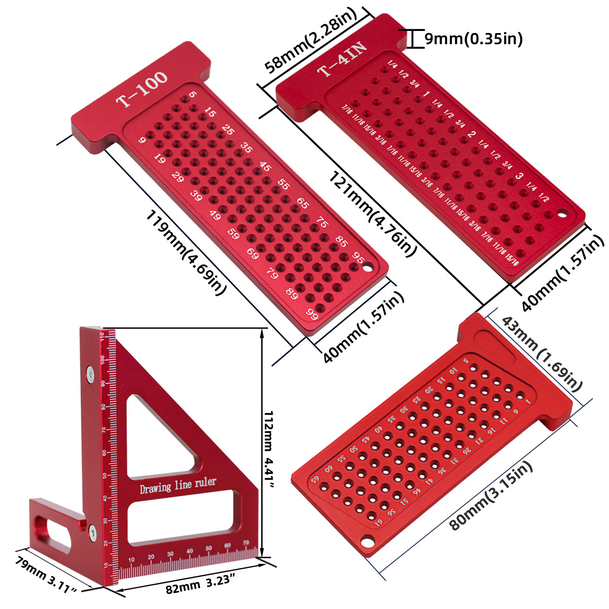 Woodworking Square Kit 3d Multi angle Carpentry Square - Temu
