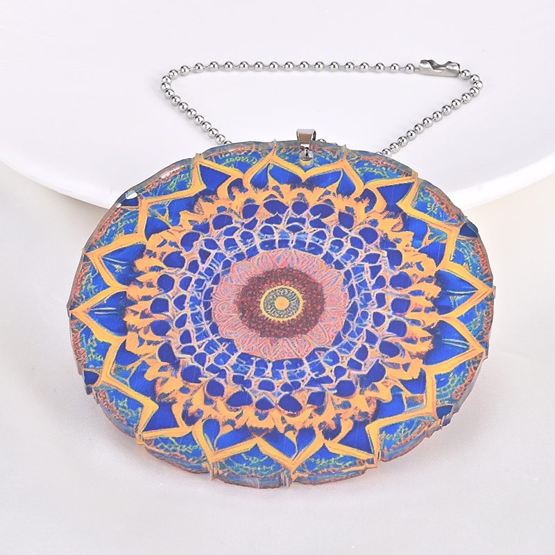 2d Flat Acrylic Pendant Romantic Bohemian Style Pendant - Temu Qatar