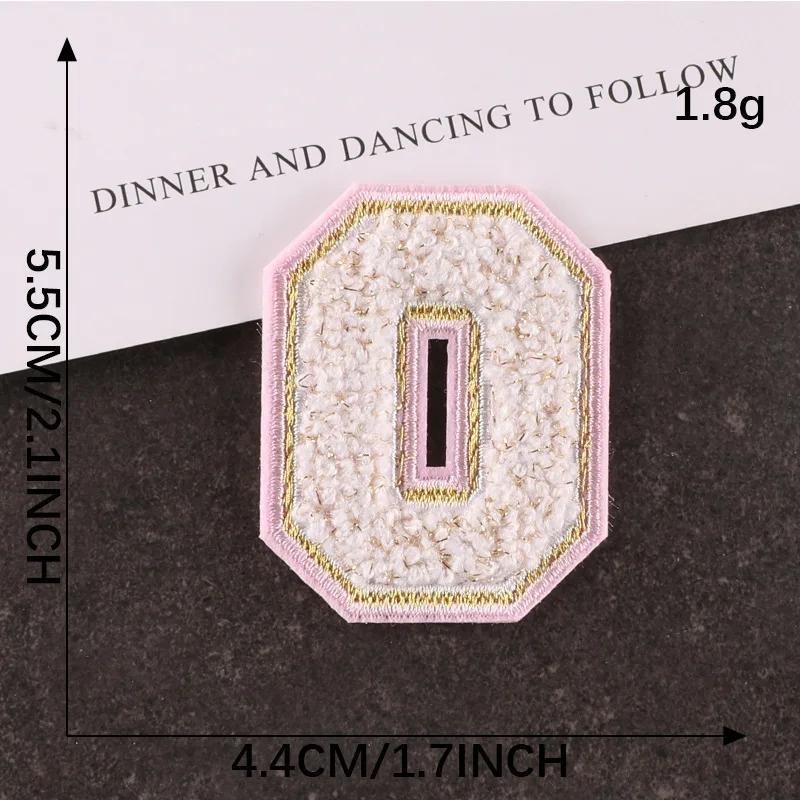 Pink Letters Towel Embroidered Iron Sew Patch Applique Diy - Temu Canada