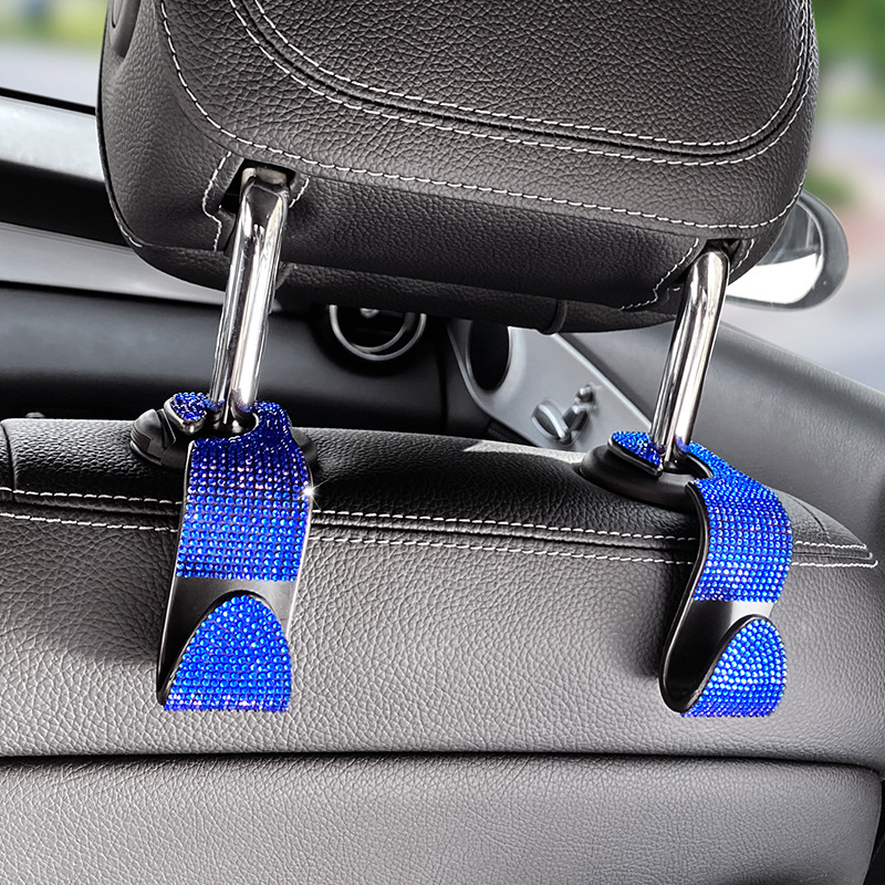 Baggy Rack Car Chair Back Hook Car Decoration Diamond - Temu Australia