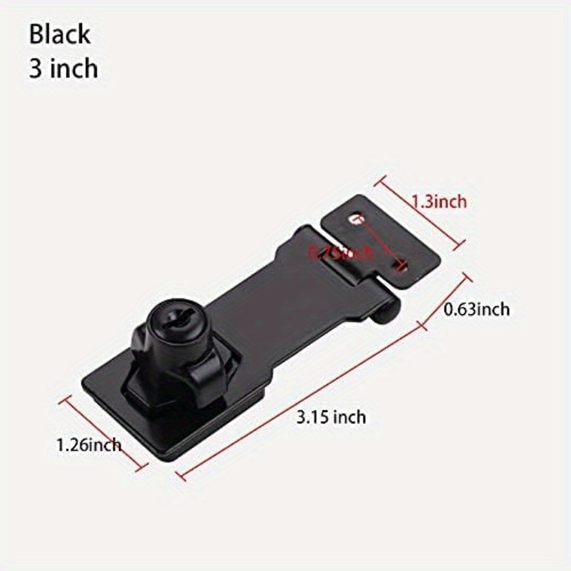 Buckle Lock Key Twist Knob Lock Suitable Small Doors - Temu