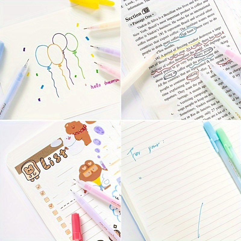 0 5mm jelly color marker pen set office use | temu Temu New Zealand