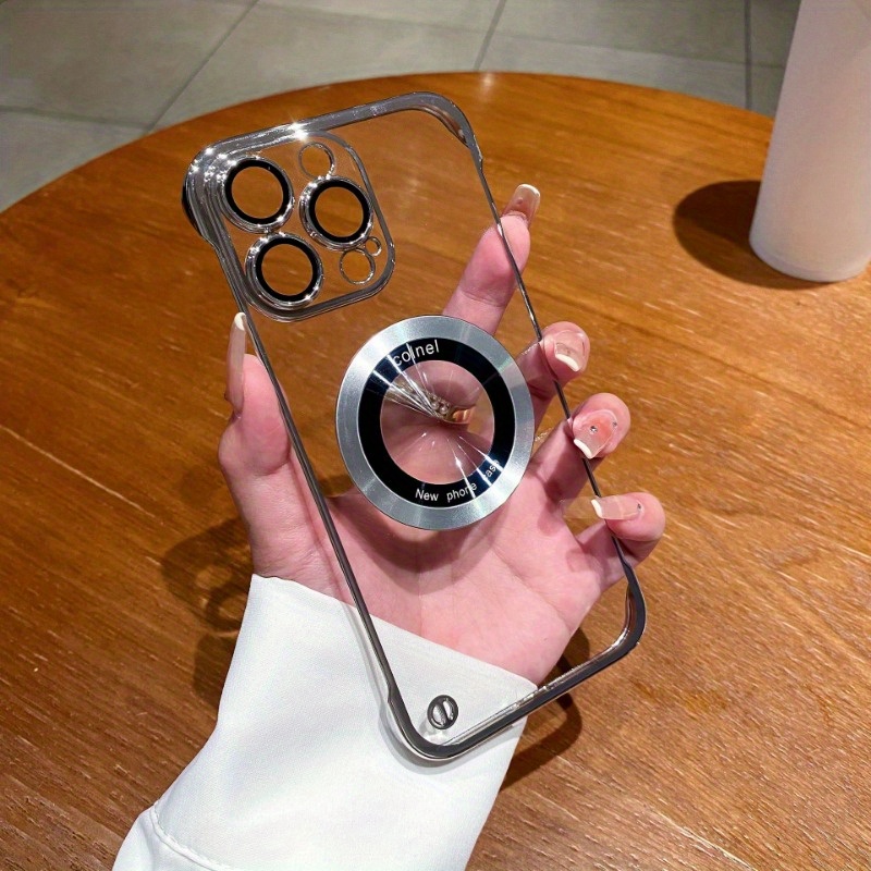 Ultra thin Borderless Magnetic Wireless Charging Phone Case - Temu United