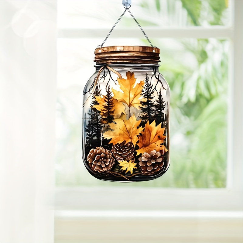 Acrylic Shaped Bottles Autumn Maple Leaf Miss Wall - Temu Canada