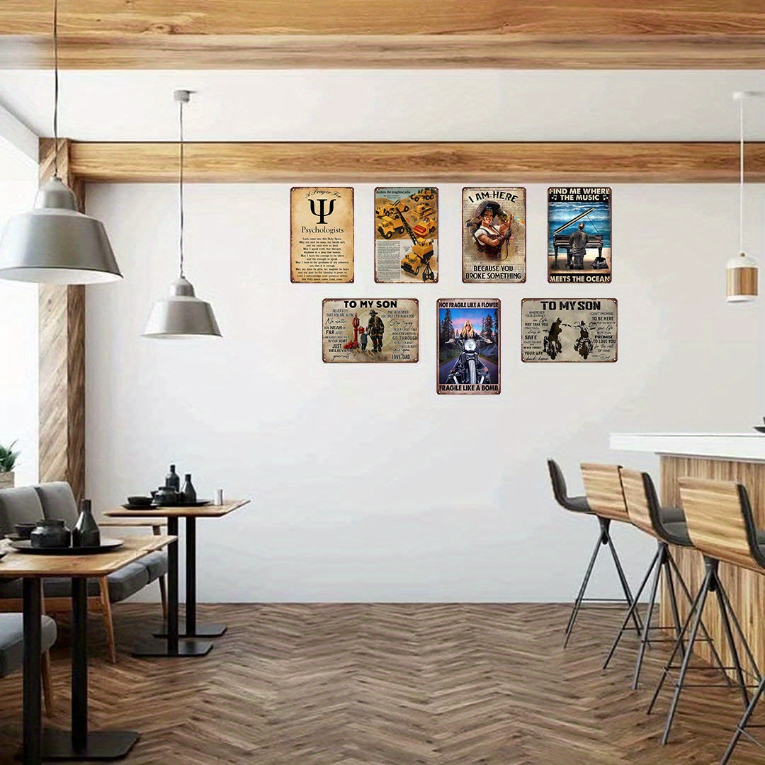 Metal Signs Vintage Physical Posters School Decor - Temu Australia