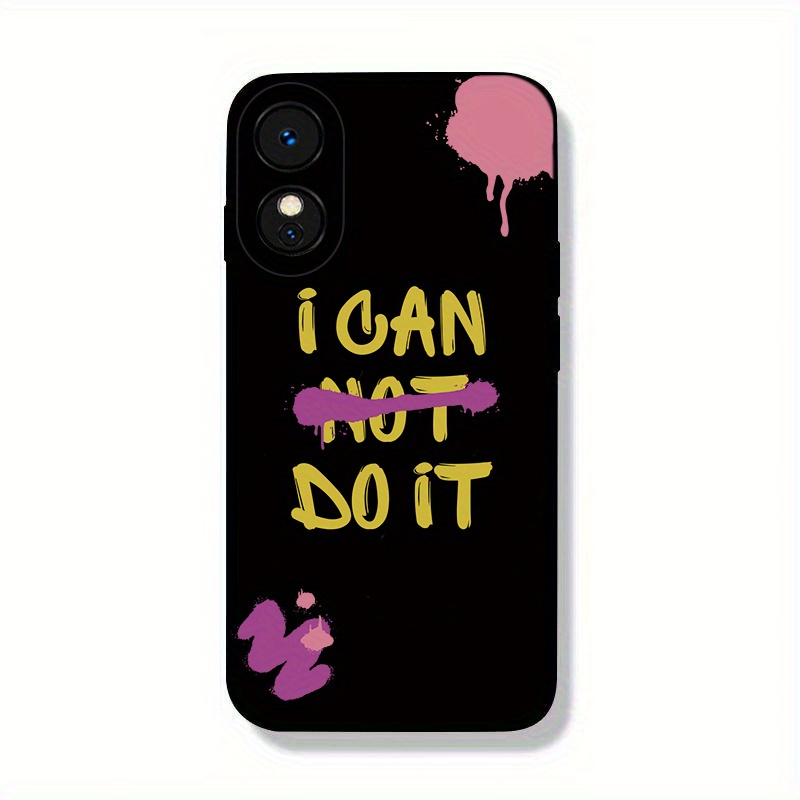 Graffiti Inspirational Words Phone Case Oppo K10x/k10 - Temu United Kingdom