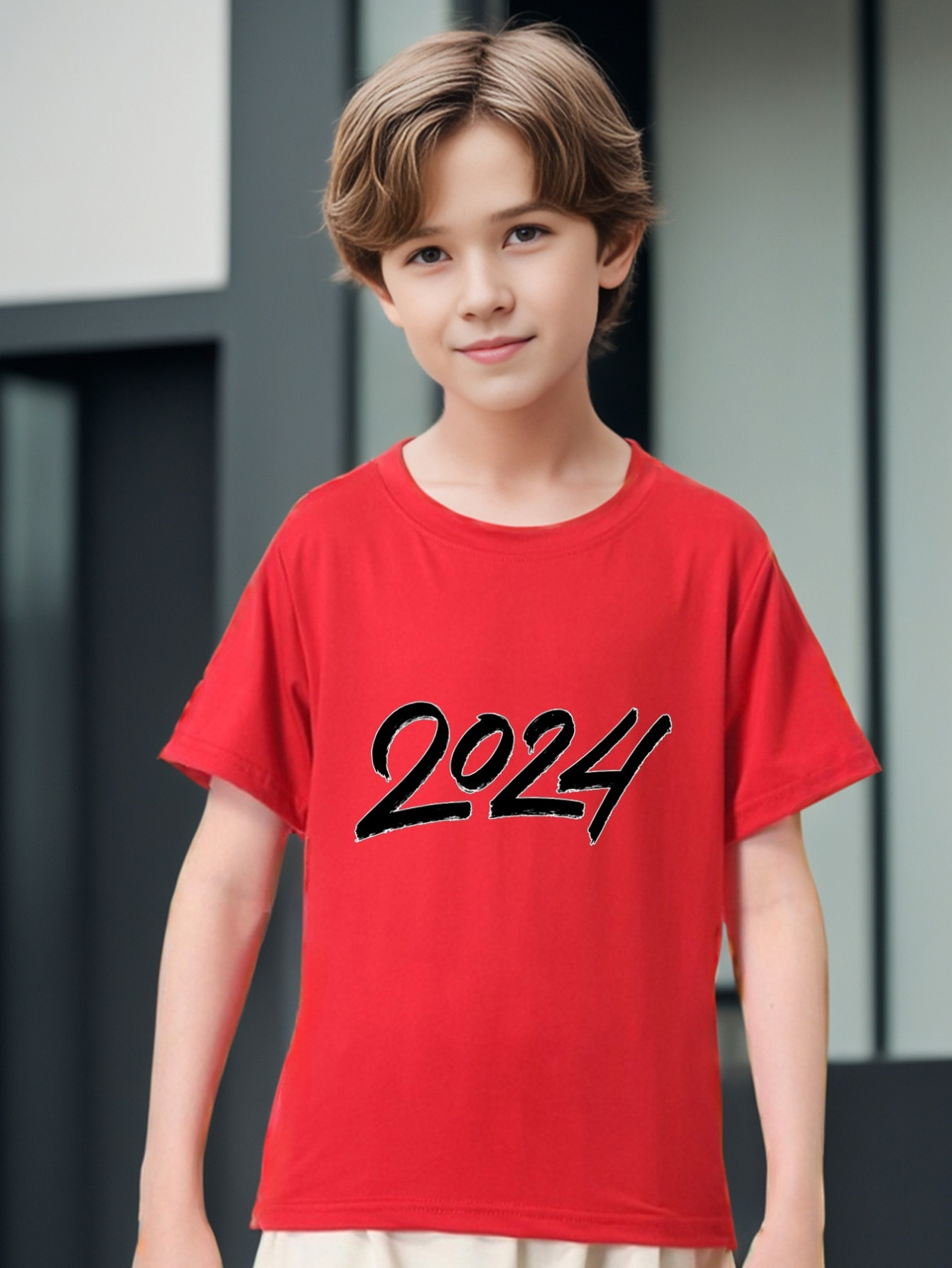 2024 Print Boys Creative T shirt Casual Lightweight - Temu Ireland