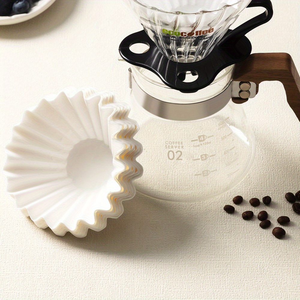 Value Pack Cake Shaped Bowl Filter Drip Coffee Filter Paper - Temu ...