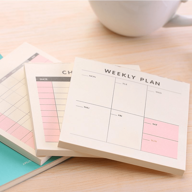 new cute kawaii weekly monthly work planner book diary - Temu Australia
