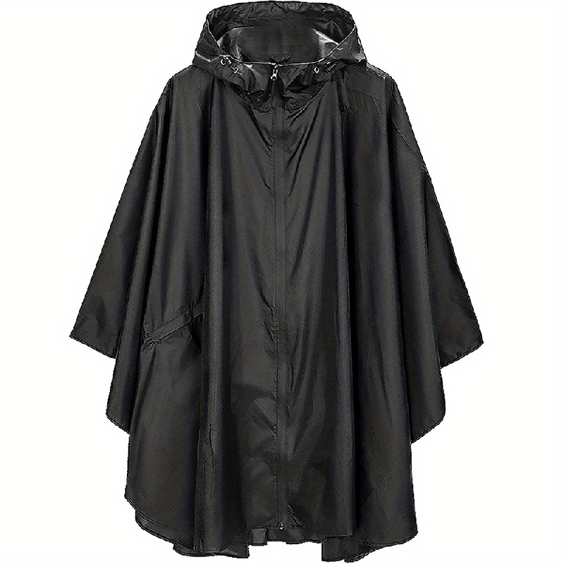 veste imperméable à capuche zippée poche adulte poncho pluie - Temu France