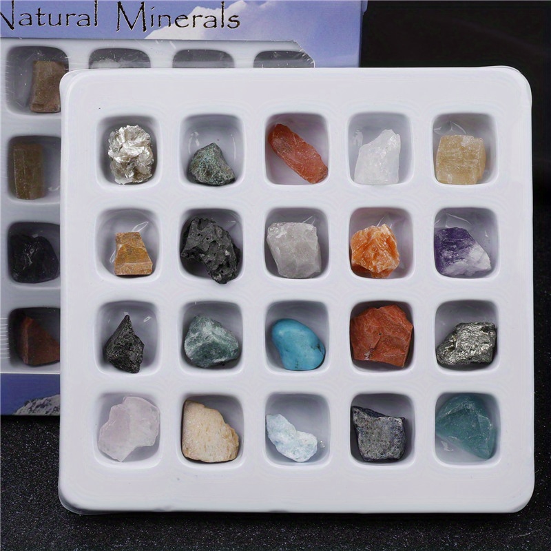 Mini Crystals Assorted Natural Stones Set Education Home - Temu Denmark