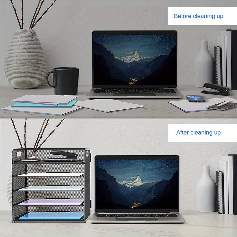 Office Desktop Storage Rack File Rack Living Room Bedroom - Temu Australia