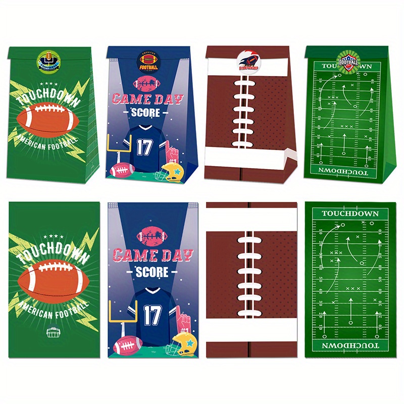 American Football Party Gift Bag Decorative Paper Bag Candy - Temu ...