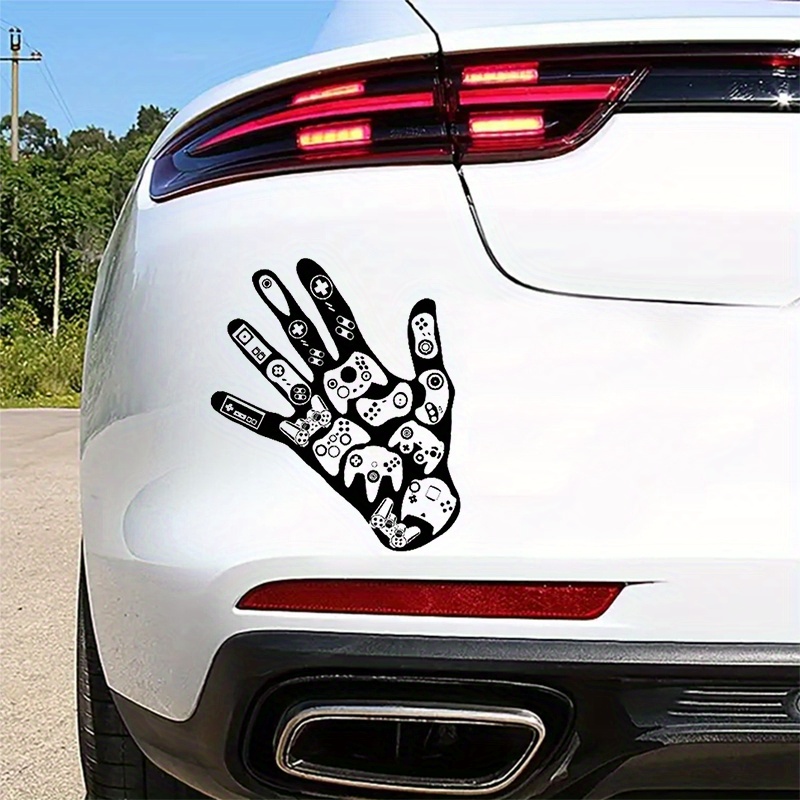 Hand Gamer Video Game Boys Car Stickers Laptop Bottle Truck - Temu ...