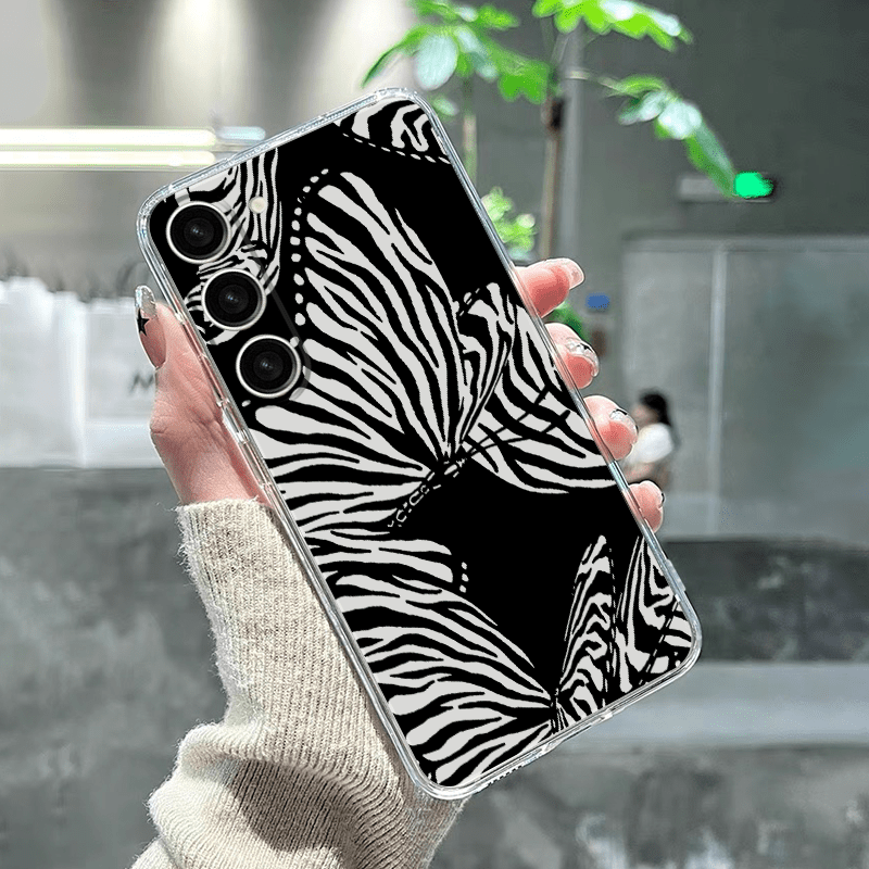 Luxury Shockproof Butterfly Pattern Phone Case Samsung - Temu